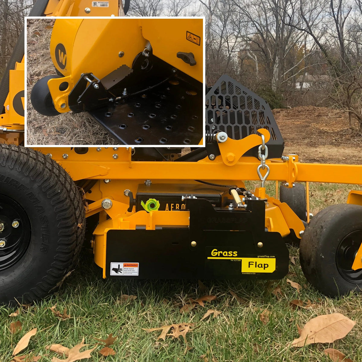 What Does a GrassFlap™ Do? |GrassFlap™ Chute Blocker