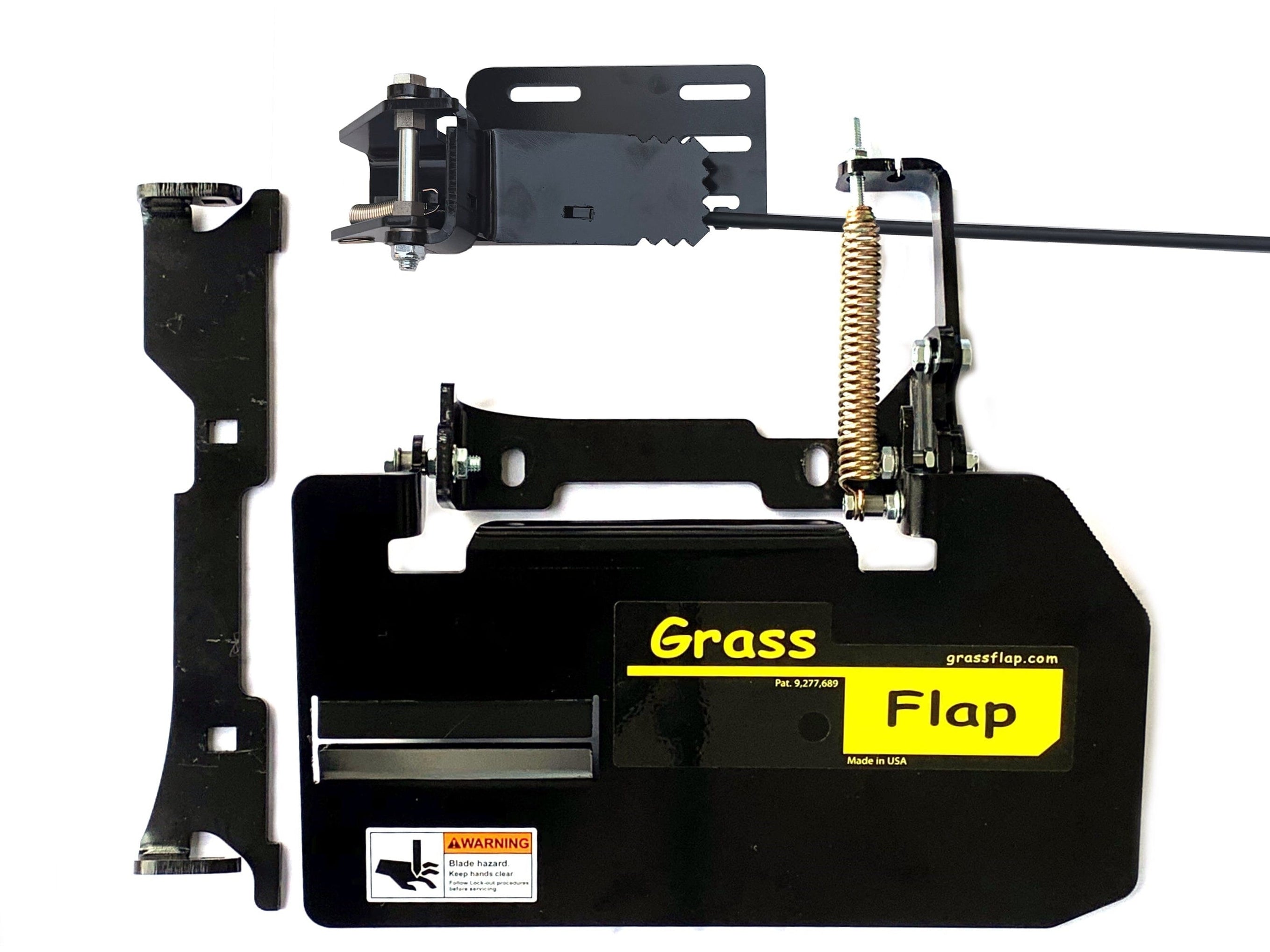 42B70-5D GrassFlap® brand chute blocker for Exmark with No-Drill Flap