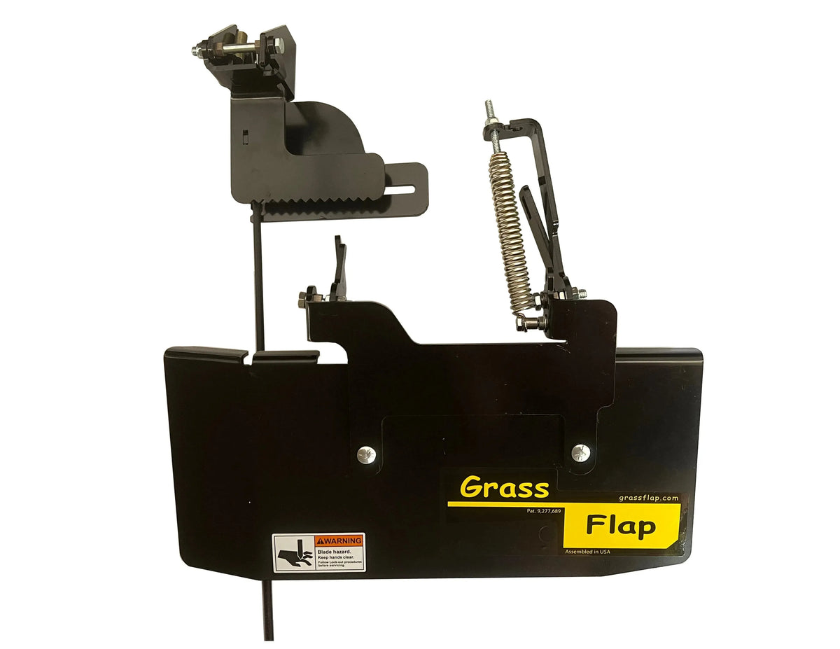 63E70-5L Low Profile GrassFlap® brand chute blocker with Steel Blocker