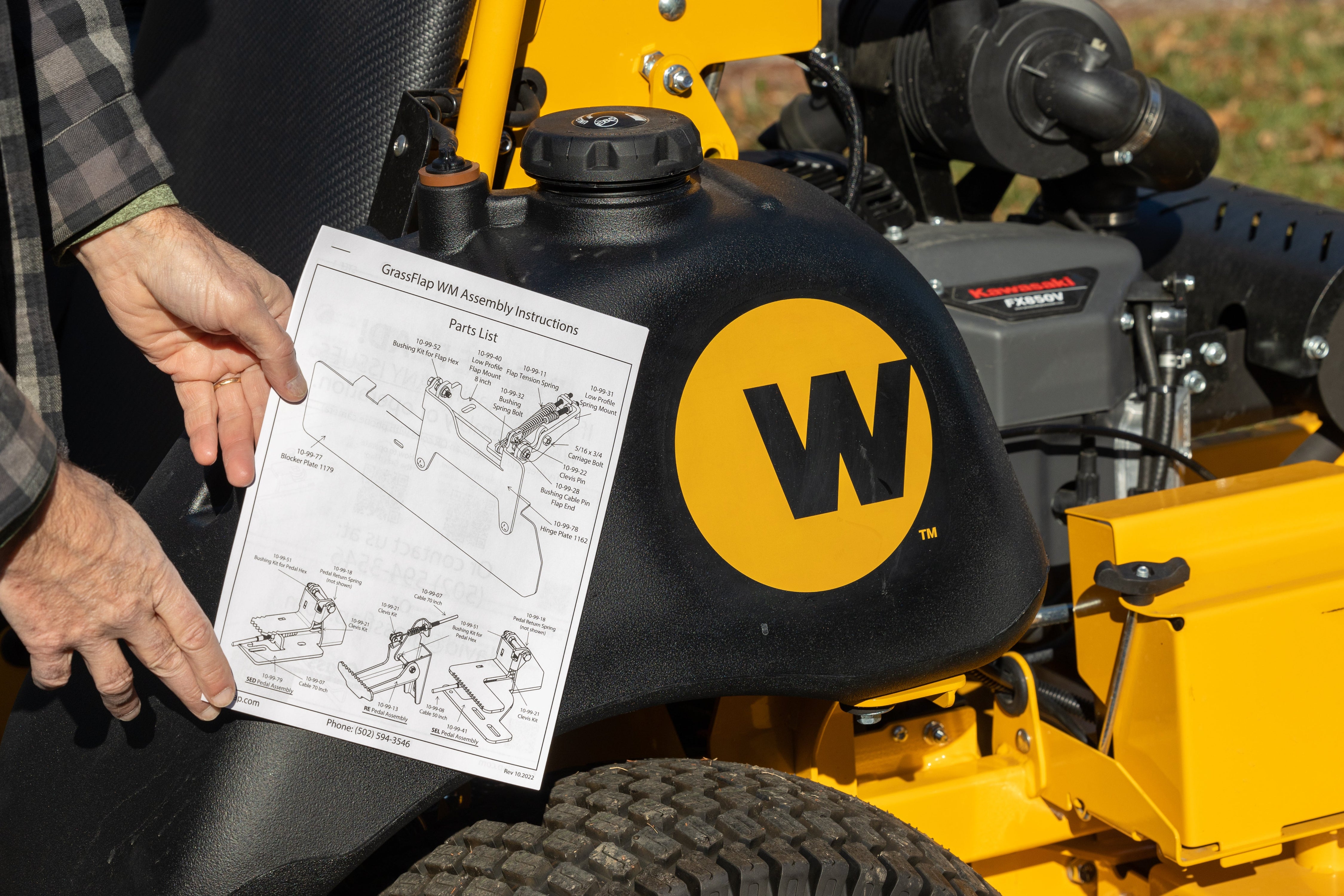 GrassFlap™ Installatioon Videos for Zero Turn Lawn Mowers